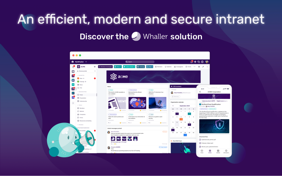 A modern, useful and secure intranet – Whaller